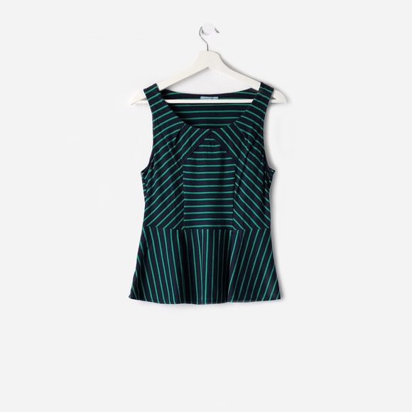 Anthropologie | Tops | Anthro Leifnotes Slantwise Peplum Tank | Poshmark